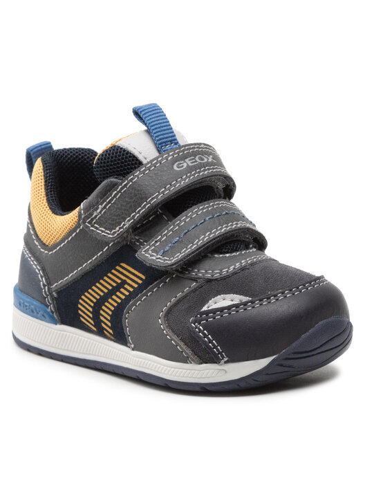 Sneakersy Geox B Rishon B.B B150RB 022ME C9353 Szary | eobuwie.com.pl