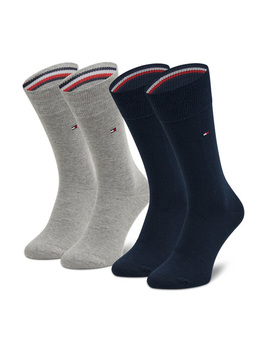 2er-Set hohe Herrensocken Tommy Hilfiger 371111 Dunkelblau | eschuhe.de