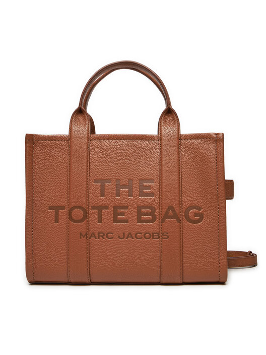 Handtasche Marc Jacobs The Leather Medium Tote Bag H004L01PF21 Braun | eschuhe.de