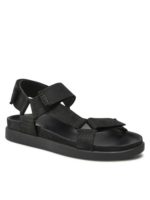 Sandały Clarks Sunder Range 261583197 Czarny | eobuwie.com.pl