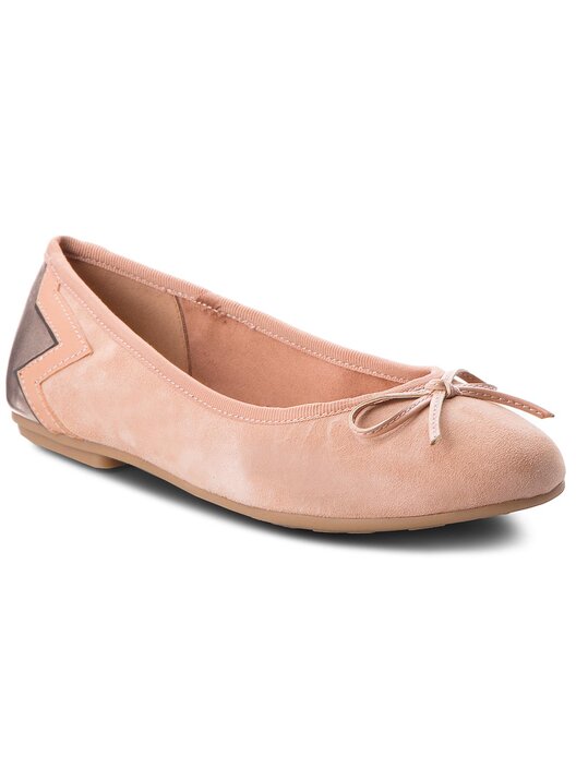 Балеринки Tommy Hilfiger Elevated Suede Ballerina FW0FW03036 Розов ...