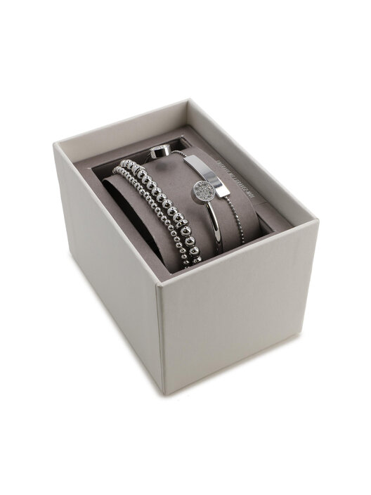 set di 3 bracciali Fossil Gift Set JGFTSET1045 Argento | escarpe.it