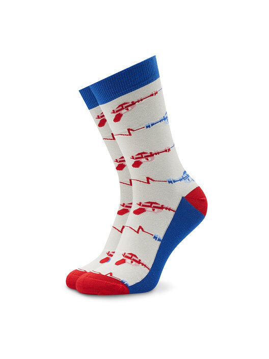 Lange Socken Stereo Socks Kung Foo Weiß | eschuhe.de