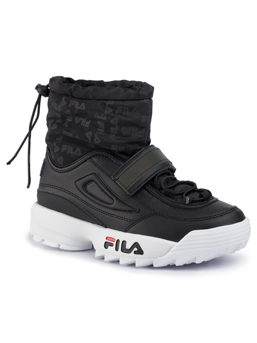 Śniegowce Fila Disruptor Neve Mid Wmn 1010750.25Y Czarny | eobuwie.com.pl