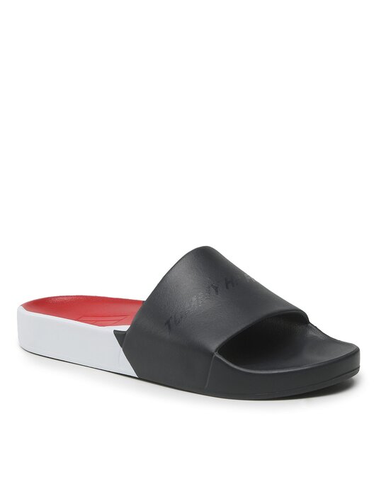 Ciabatte Tommy Hilfiger Ts Pool Slide 5 FD0FD00063 Blu scuro | escarpe.it