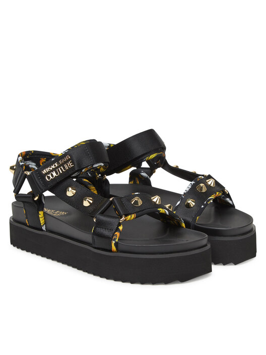 Sandalen Versace Jeans Couture 78VA3SM2 Schwarz | eschuhe.de