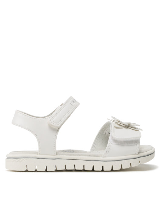 Sandály Lumberjack SANDAL WITH FLOWER Bílá | eobuv.cz