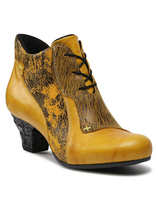 Botki Simen 3123A Żółty | eobuwie.com.pl
