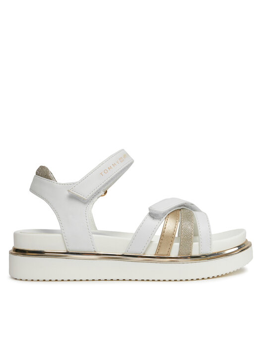 Sandály Tommy Hilfiger Velcro Sandal T3A2-33238-0273 Bílá | eobuv.cz