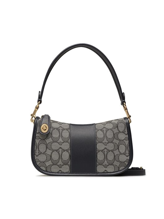 Дамска чанта Coach Co Sig Jcqrd Swngr CD678 Тъмносин | obuvki.bg