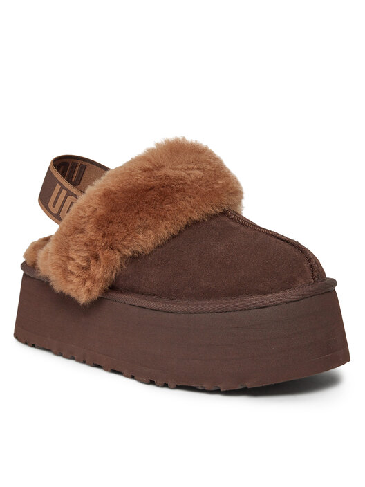 Papuci de casă Ugg W Funkette 1113474 Maro | epantofi.ro