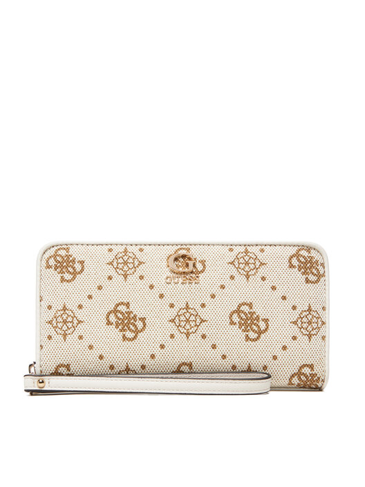 Große Damen Geldbörse Guess Neda Slg SWCP96 54146 Beige | eschuhe.de