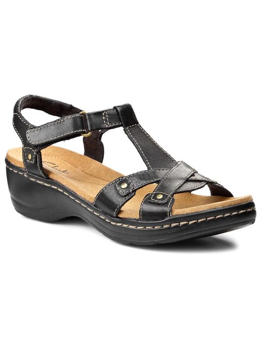Sandali Clarks Hayla Flute 261055954 Nero | escarpe.it