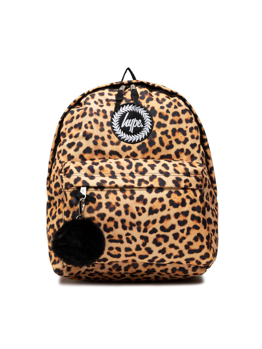 Rucksack HYPE Leopard Pom Pom Backpack BTS19001 Orange | eschuhe.de