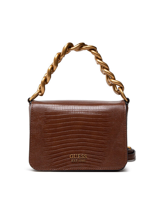 Torebka Guess Tullia Mini HWKB83 82780 Brązowy | eobuwie.com.pl