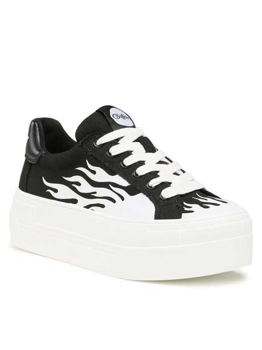 Sneakersy Buffalo Paired Flame 1630980 Czarny | eobuwie.com.pl