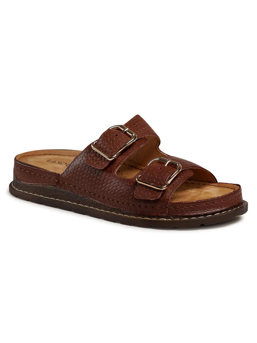 Klapki Lasocki RST-2228-01 Brązowy | eobuwie.com.pl