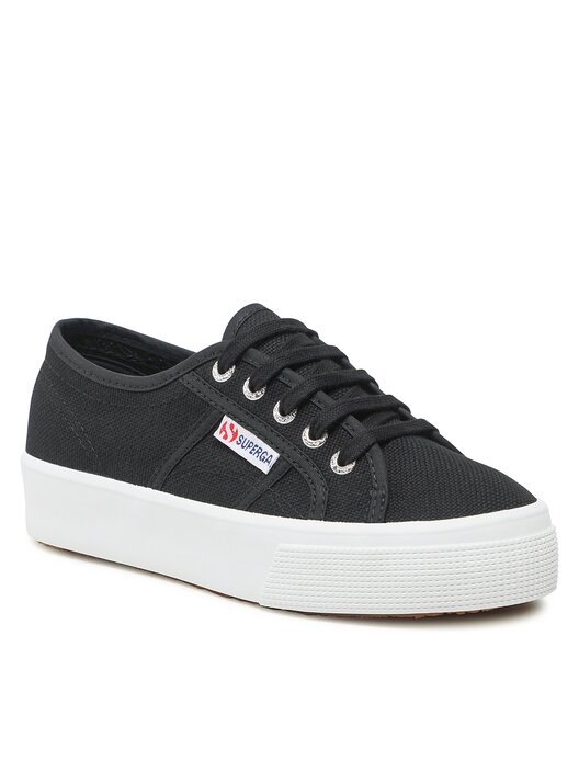 Гуменки Superga 2730 Mid Platform S2127IW Черен | obuvki.bg