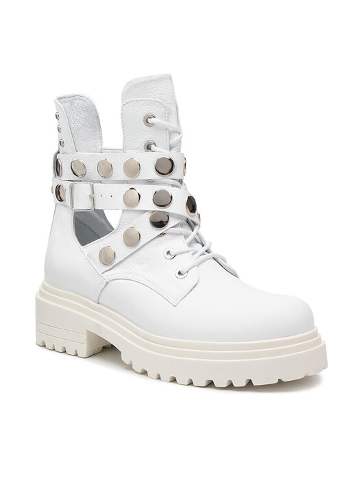 Trapery Carinii B7004 Biały | eobuwie.com.pl