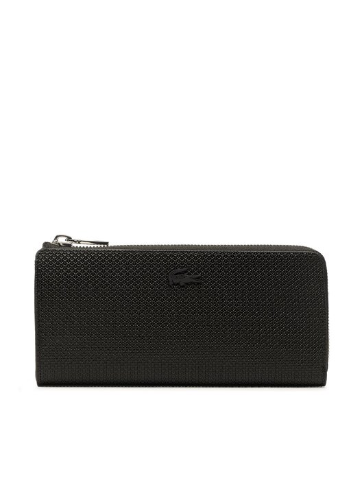 Portafoglio Lacoste Slim Zip Wallet NF3580KL Nero | escarpe.it