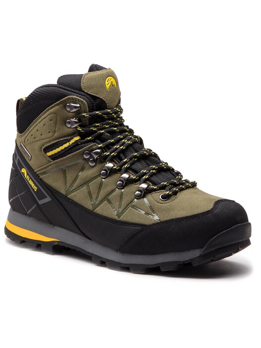 Trekkingi Elbrus Muerto Mid Wp Zielony | eobuwie.com.pl
