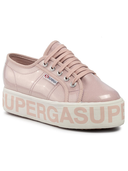 Sneakersy Superga 2790 Cottranspletteringw S00GT80 Růžová | eobuv.cz