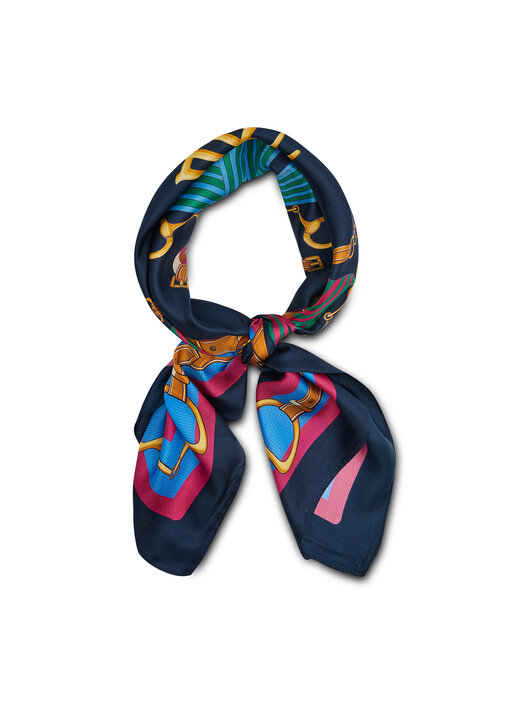 Foulard Lauren Ralph Lauren Sally 454842921002 Blu scuro | escarpe.it