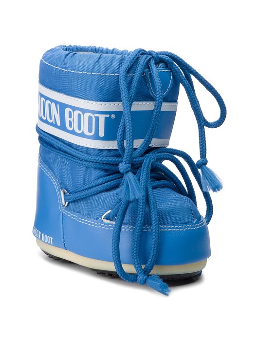Sněhule Moon Boot Mini Nylon 14004300069 Modrá | eobuv.cz