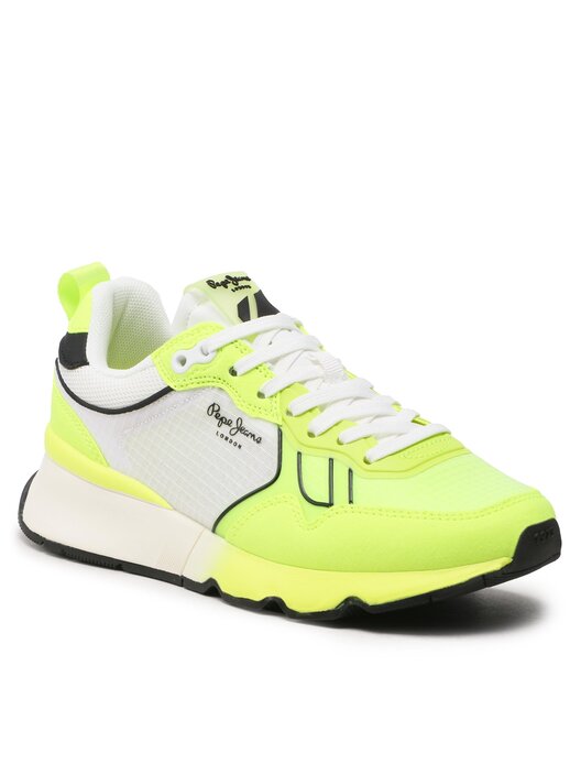 Sneakers Pepe Jeans Brit Pro Neon W PLS31460 Verde | escarpe.it