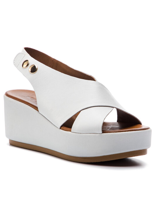 Sandały Inuovo 123007 Biały | eobuwie.com.pl