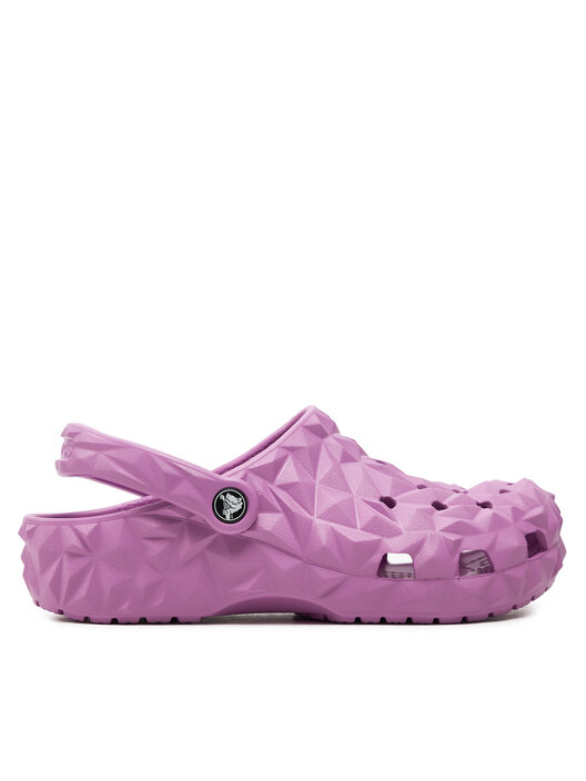 Klapki Crocs Classic Geometric Clog 209563 Różowy | eobuwie.com.pl