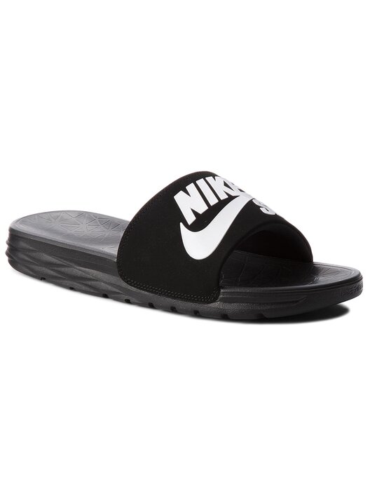 Pantoletten Nike Benassi Solarsoft Sb 840067 001 Schwarz | eschuhe.de