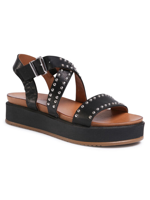 Sandały Inuovo 112039 Czarny | eobuwie.com.pl