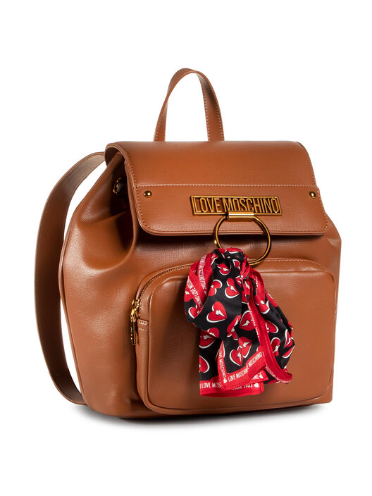 Plecak LOVE MOSCHINO JC4231PP0BKF0200 Brązowy | eobuwie.com.pl