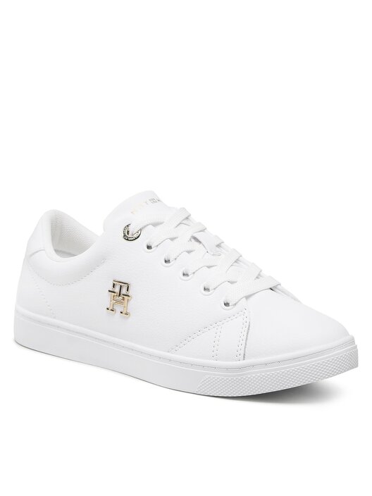 Sneakers Tommy Hilfiger Essential Th Logo Sneaker FW0FW06905 Alb ...