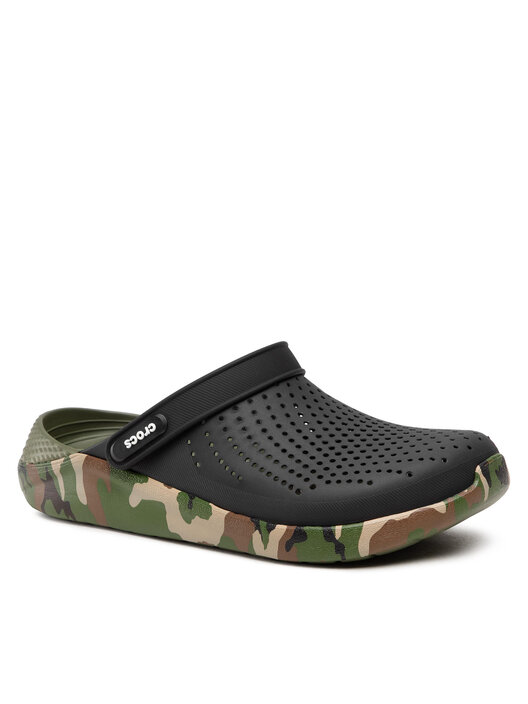 Papucs Crocs Literide Printed Camo 206491 Fekete | ecipo.hu