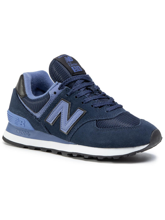 Sneakersy New Balance WL574LBG Granatowy | eobuwie.com.pl