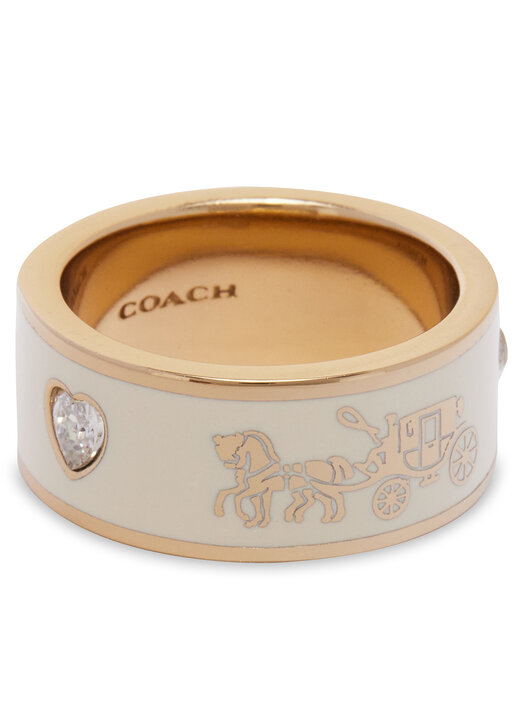 Кільце Coach Enamel Horse & Carriage Band Ring 37479034GLD100 Золотий ...
