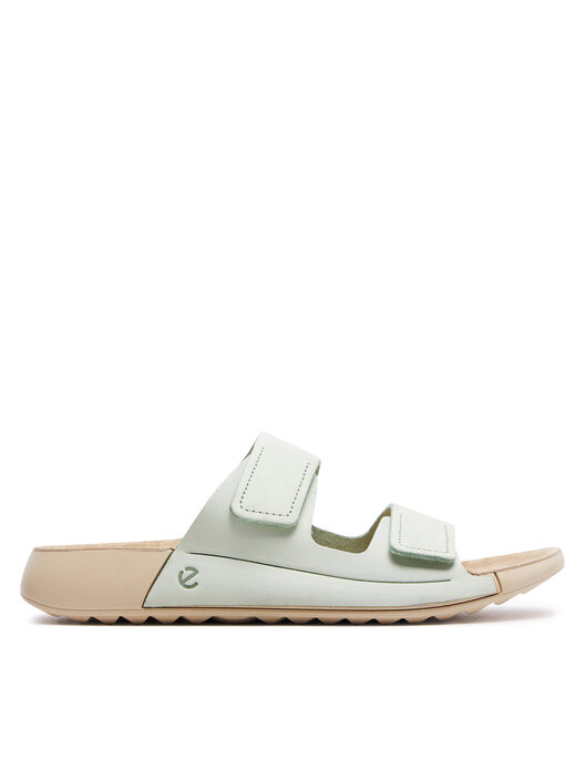 Klapki ECCO 20682302579 Zielony | eobuwie.com.pl