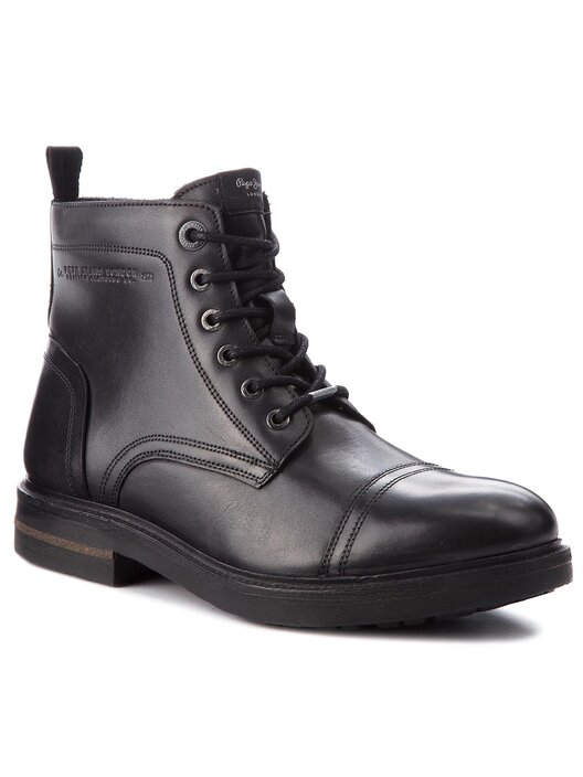 Kozaki Pepe Jeans Hubert Boot PMS50159 Czarny | eobuwie.com.pl