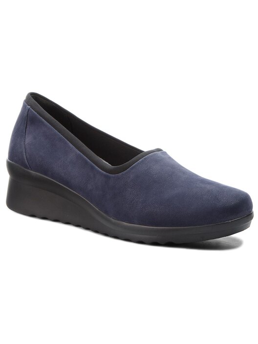 Halbschuhe Clarks Caddell Jaylin 261378254 Dunkelblau | eschuhe.de