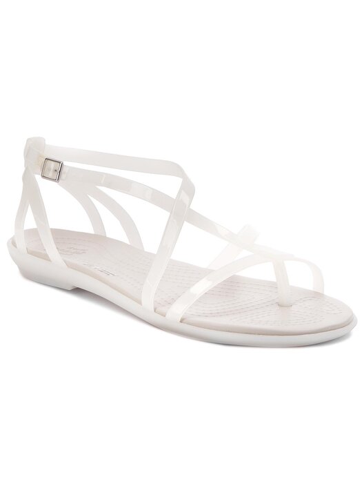 Sandały Crocs Isabella Gladiator Sandal W 204914 Biały | eobuwie.com.pl