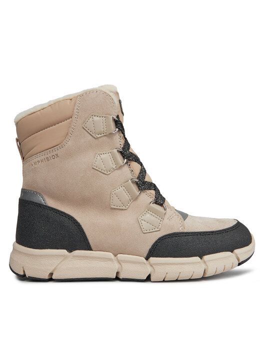 Śniegowce Geox J Flexyper Girl B Ab J16APA 022FU C5000 D Beżowy ...