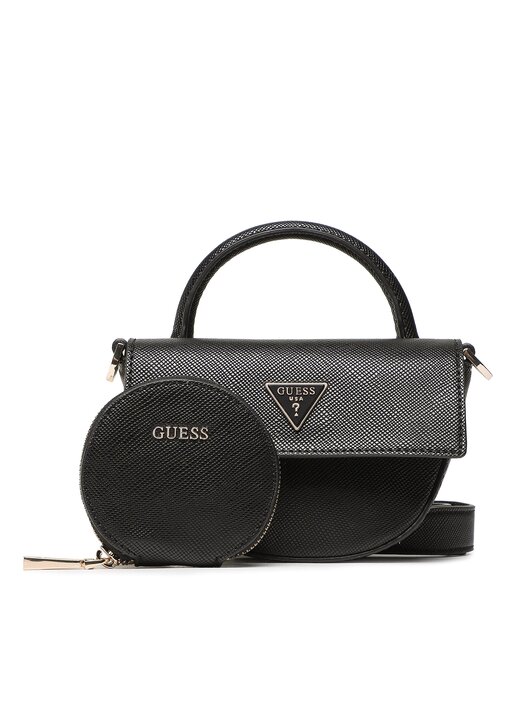 Geantă Guess Eco Alexie (EVG) Mini Bags HWEVG8 73778 Negru | epantofi.ro