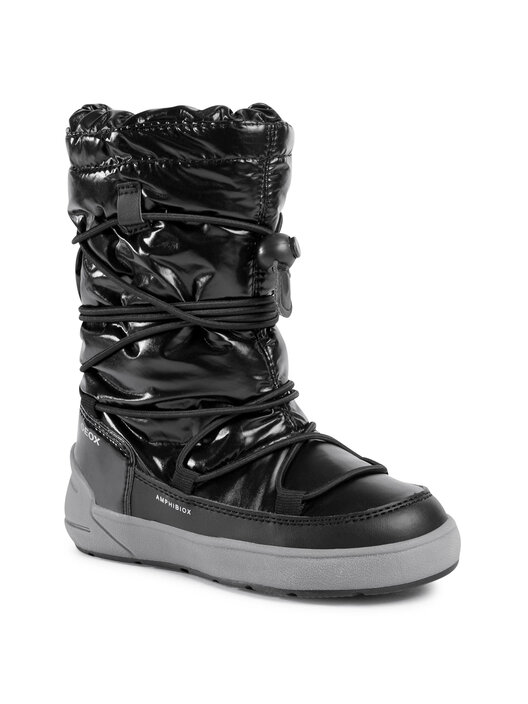 Schneeschuhe Geox J Sleigh G. B Abx A J049SA 0LVBC C9999 S Schwarz | eschuhe.de