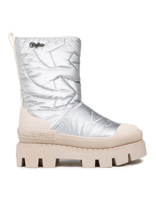 Śniegowce Buffalo Raven Snow Boot BN16308081 Srebrny | eobuwie.com.pl