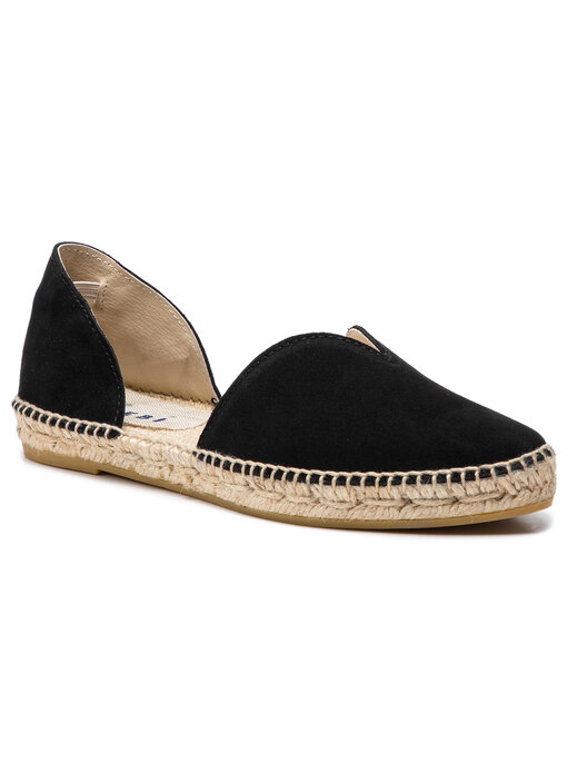 Alpargatas Manebi Open Side Flats K 1.0 O0 Negro | zapatos.es