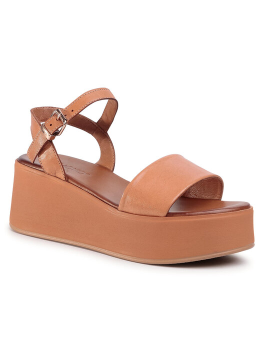 Sandały Inuovo 602001 Brązowy | eobuwie.com.pl