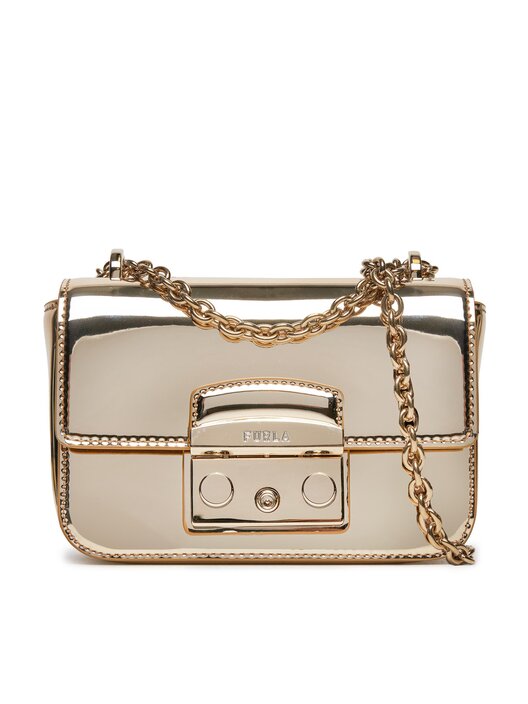 Torebka Furla Metropolis Mini Crossbody WB00828BX2052CGD001007 Złoty ...