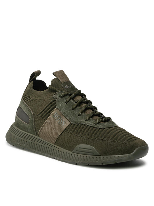 Sneakers Boss Titanium 50452034 10232616 01 Verde | escarpe.it
